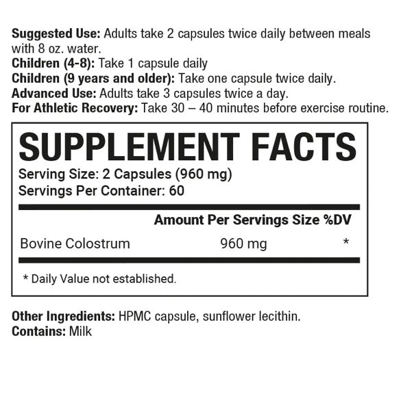 Colostrum LD® Capsules :: Micro-Encapsulated Liposomal Delivery ...